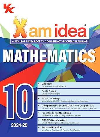 Xam idea Mathematics Class 10 Book | CBSE Board | Chapterwise Question ...